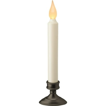 Battery-Operated LED Single Window Candle - Walmart.com