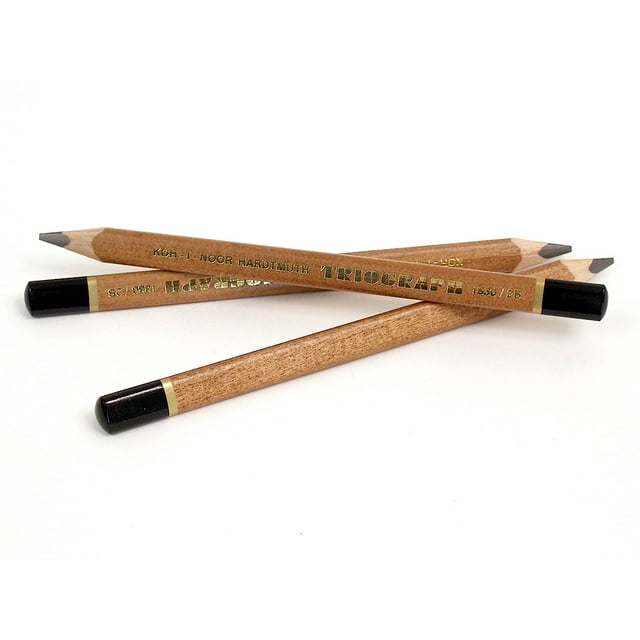 Triograph Three-Sided Pencil 2B (pack of 12) - Walmart.com