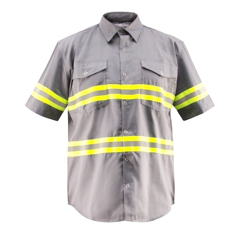 Premium High Visibility Hi Vis Reflective Safety Work Shirts - Half ...