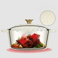 Enamel Cast Iron Oven, Small Heavy-Duty Pot with Lid, Enamel Pot for ...