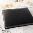 Recollections Black Mega Faux Leather Scrapbook - Walmart Business Supplies