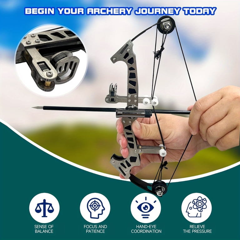 Crossbows Clearance Mini Archery Bow Set - Pocket Compound Bow For ...