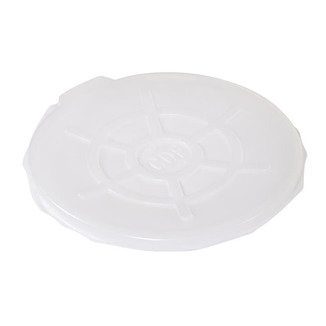 Vestil Manufacturing DC-TPO 55 gal Open Head Clear Plastic Drum Cover ...