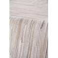 Genuine Cowhide Leather Chevron Patchwork Area Rug 9 x 12 ft, Ivory ...