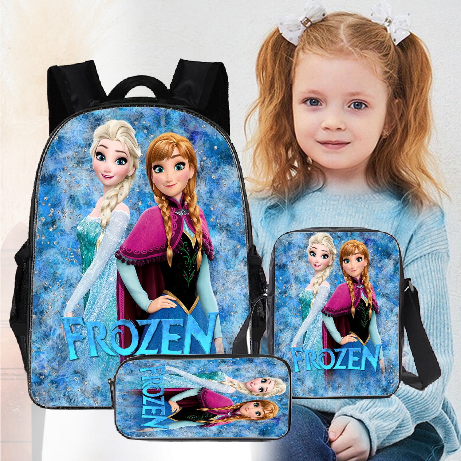 Set Of 3 Frozen Princes Anna Backpack For School Girls Kids Backpacks set-of-3-frozen-princes-anna-backpack-for-school-girls-kids-backpacks