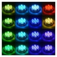 10leds RGB Submersible Light Underwater LED Night Light Swimming Pool ...
