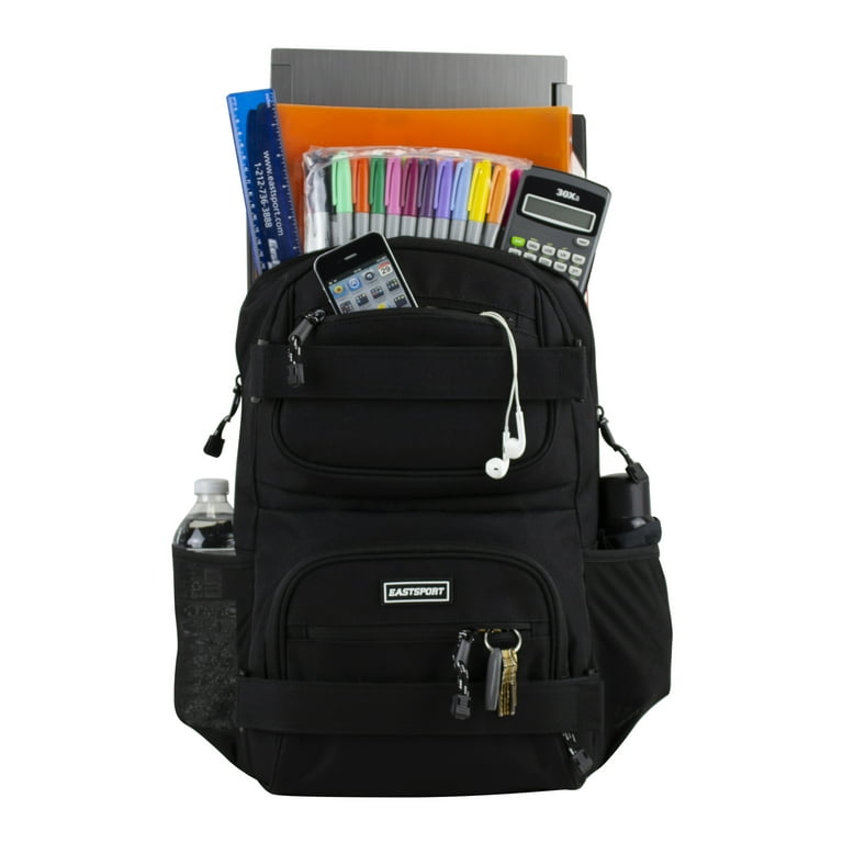 Eastsport Skatepark Skater Unisex Backpack Black - Walmart.com Eastsport Skatepark Skater Unisex Backpack Black - Walmart.com