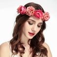 SPRING PARK Women Multicolor Flowers Wedding Bride Party Hair Band ...