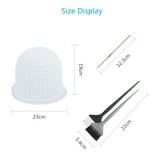 AirSMall Silicone Highlight Cap Hair Coloring Dye Cap Reusable with ...