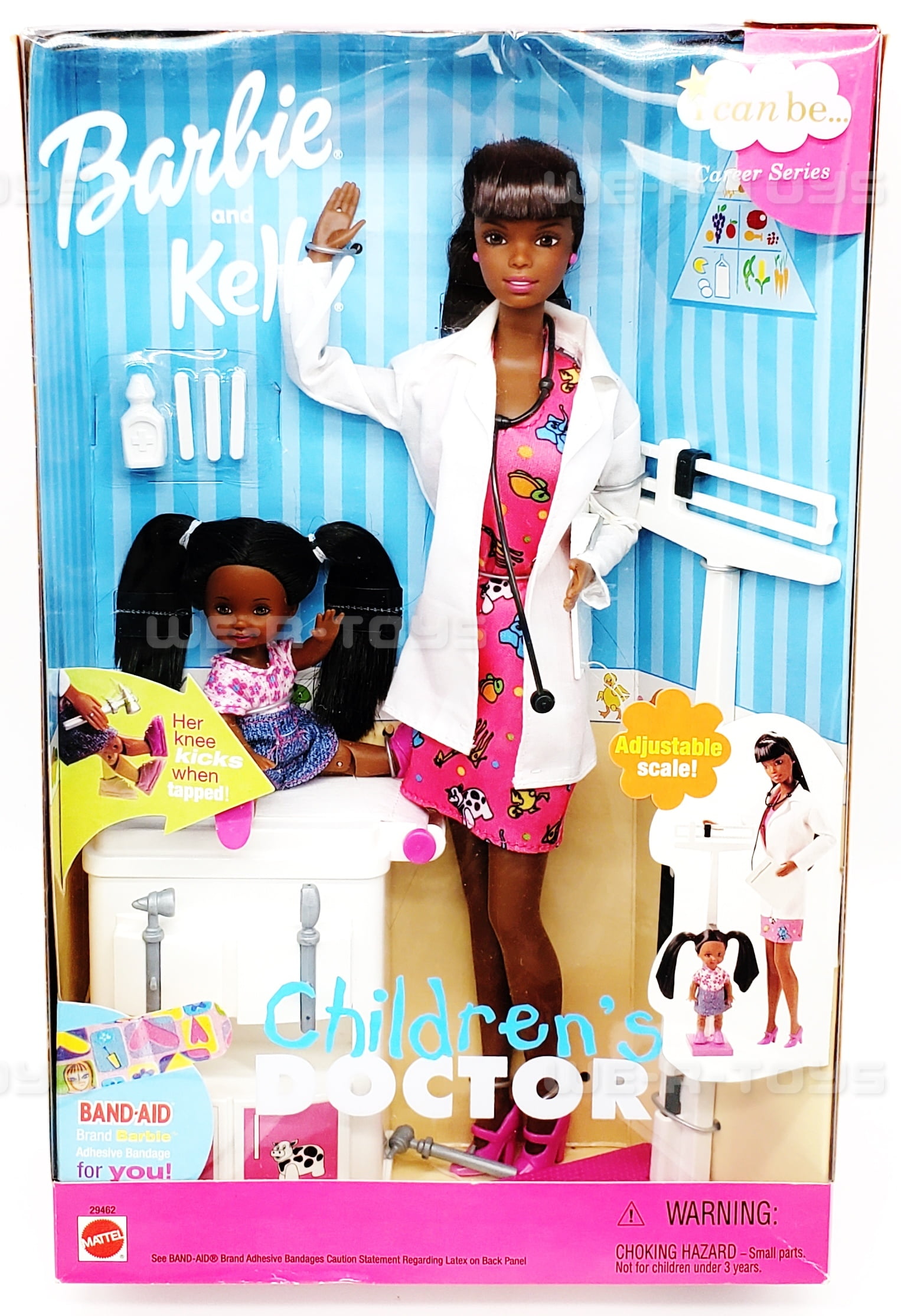 Barbie & Kelly Children's Doctor African American Dolls Mattel 2000 ...
