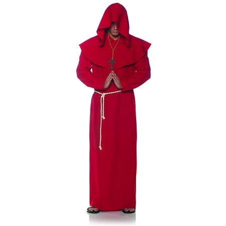 Monk Adult Costume Robe - Red - XX-Large | Walmart Canada