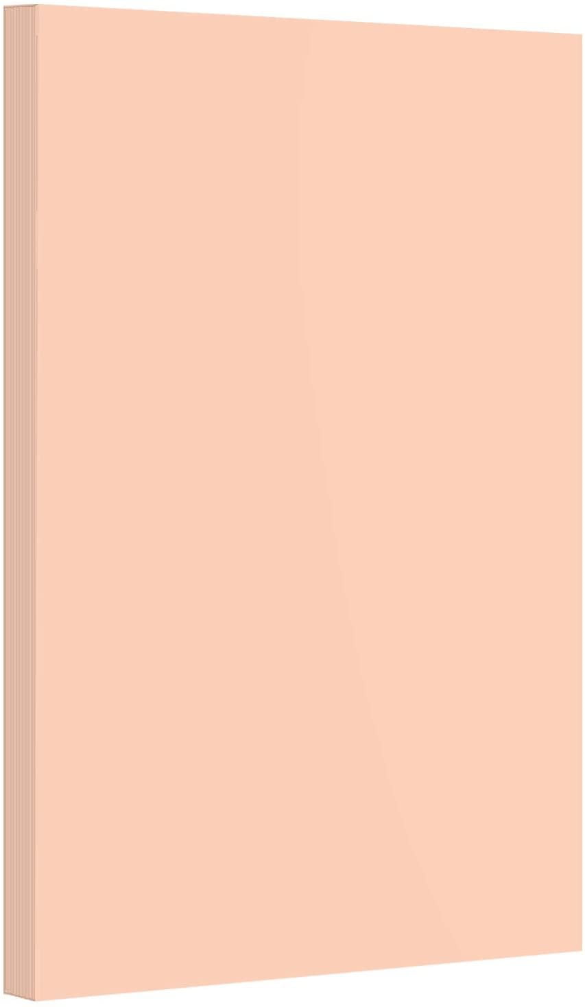 Color Card Stock Paper, 11" x 17", 50 Sheets Per Pack (Peach) - Walmart.com