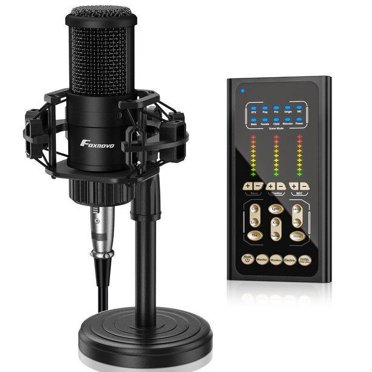USB Streaming Podcast Microphone Kit,Professional 192KHZ/24Bit Studio ...