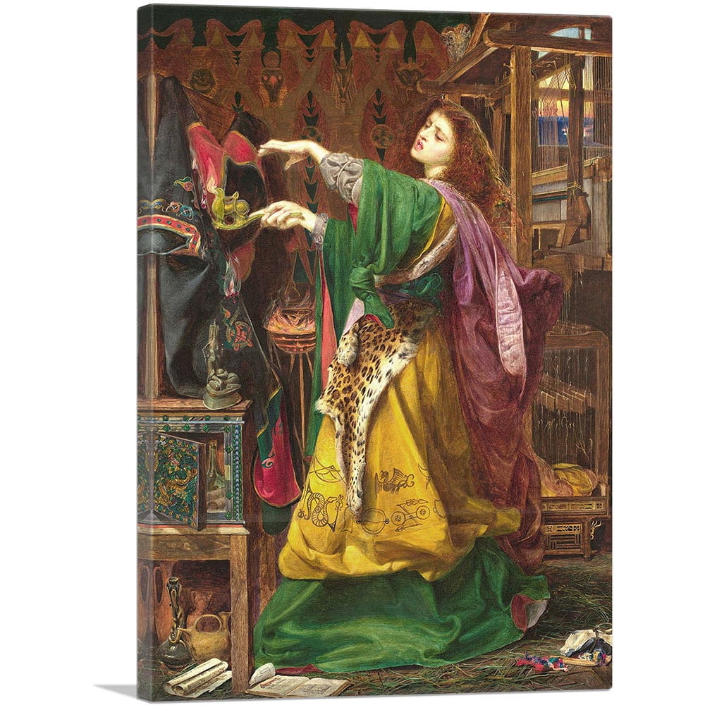 ARTCANVAS Morgan Le Fay 1864 Canvas Art Print by Frederick Sandys ...
