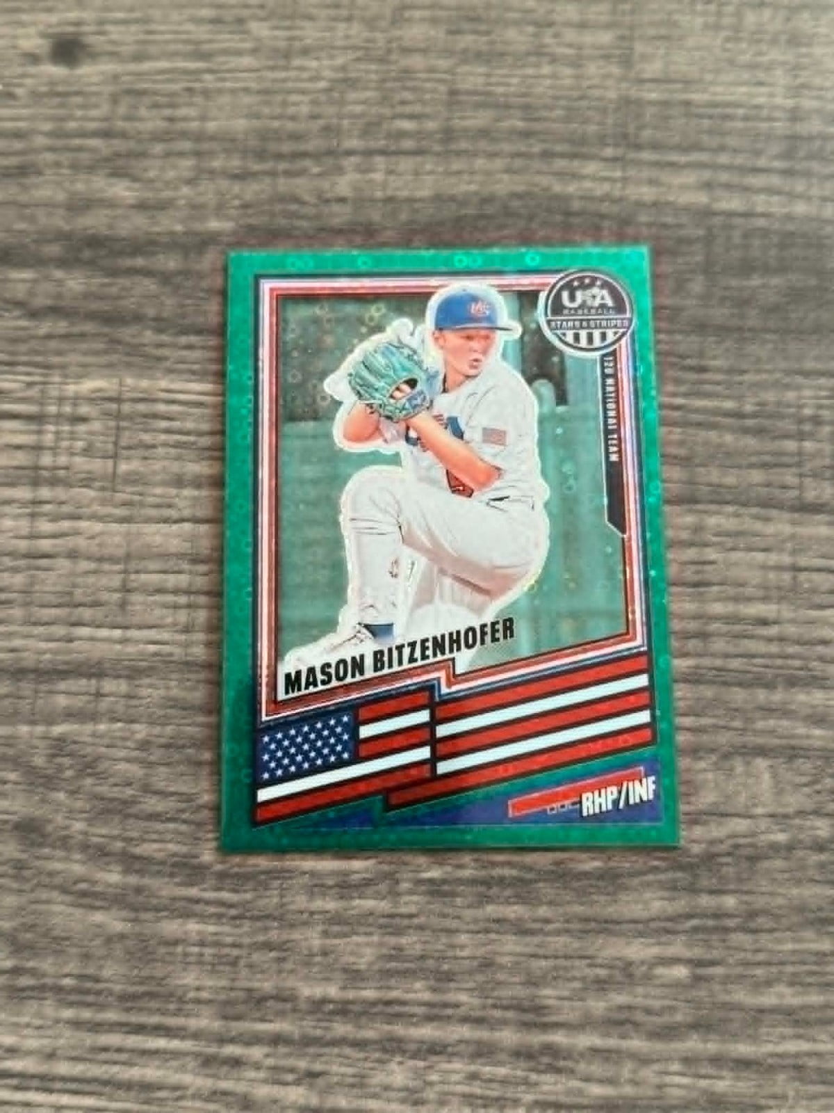 2026 Panini Prizm Mason Bitzenhofer Green Disco Prizm /49 Limited ...