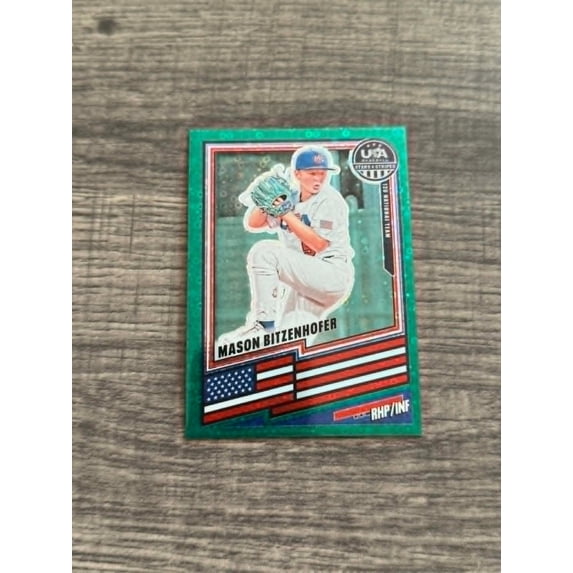 2026 Panini Prizm Mason Bitzenhofer Green Disco Prizm /49 Limited ...