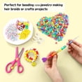 24 Color Pony Beads Jewelry Making Kit for Bracelets Necklaces Hair ...