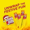 Slim Jim Smoked Meat Sticks, Original, Holiday Cane Pack, 6g Protein ...