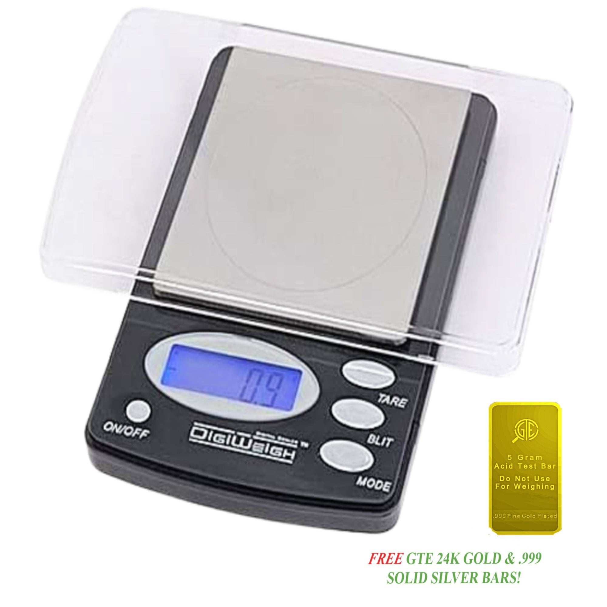 Digital Jewelry Gold Silver Pocket Scale 0.1g Gram 0.01oz 1000g Small ...