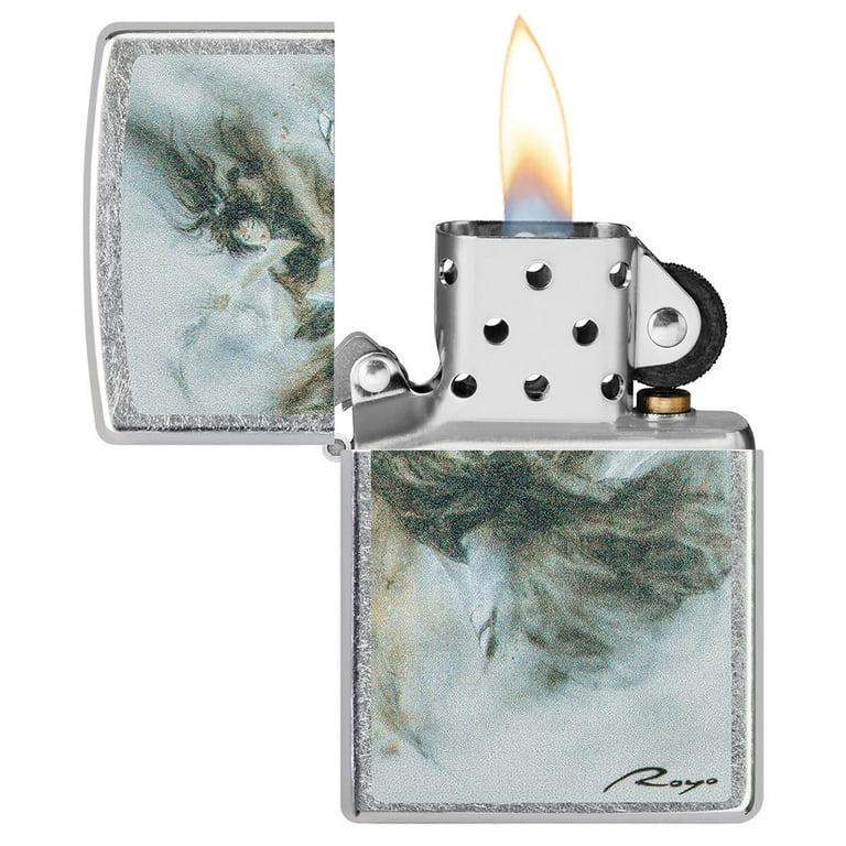 Zippo Lighter Lit