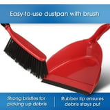 Great Value Dust Broom & Pan, Red - Walmart.com
