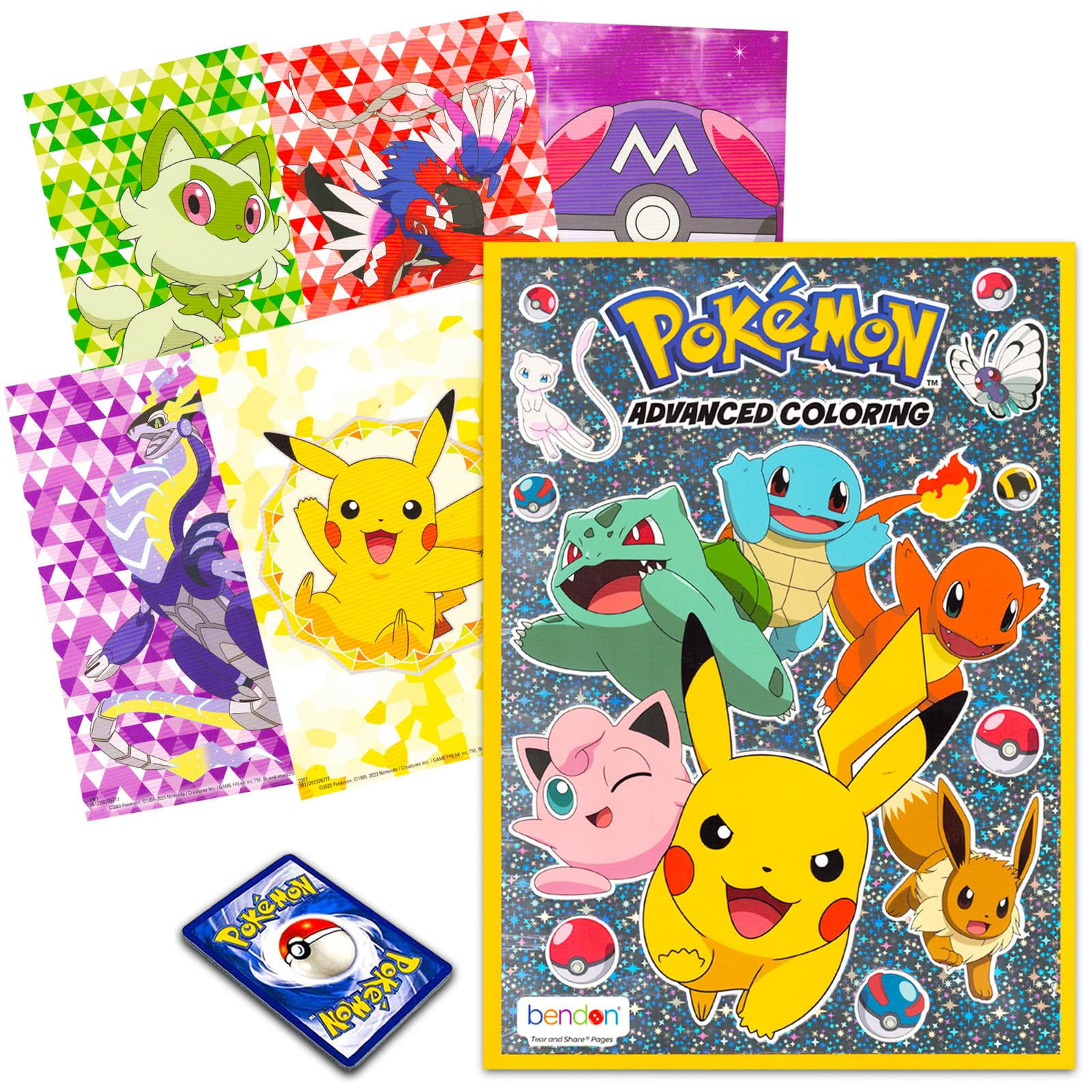 Set de libros para colorear Bendon Pokemon con libro avanzado y ...