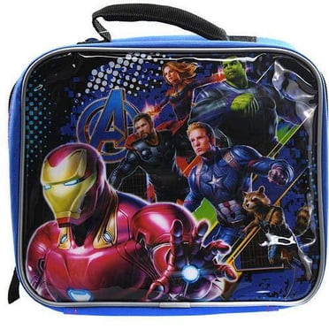 Marvel Kawaii Avengers Girls Boys Soft Insulated School Lunch Box ...