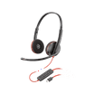 HP Poly Blackwire 3325 USB-C Wired Stereo Headset, Microsoft Teams ...