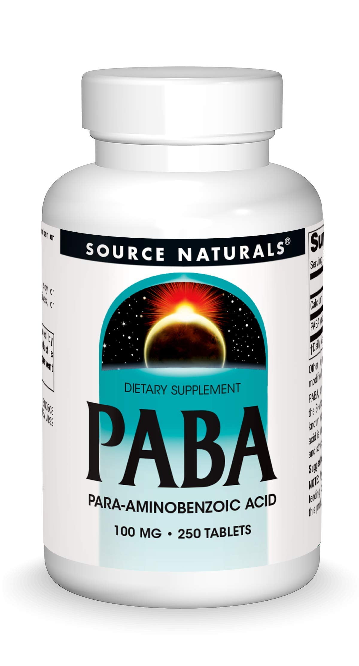 Suplemento Source Naturals PABA 250 comprimidos | Walmart en línea