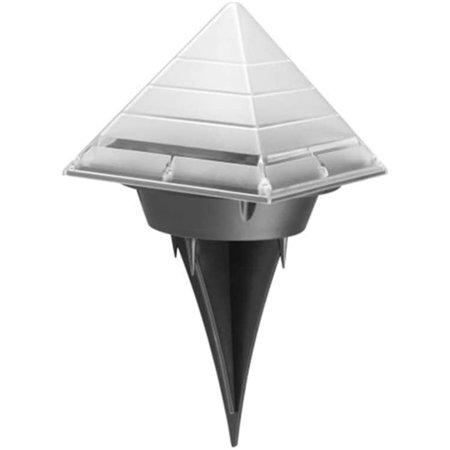 Lingdii Solar Ground Lights, Pyramid Shape Solar Garden Lights ...