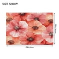 Bathroom Plush Absorbent Mat Single Square Pad 16x24Inches Bath Mat ...