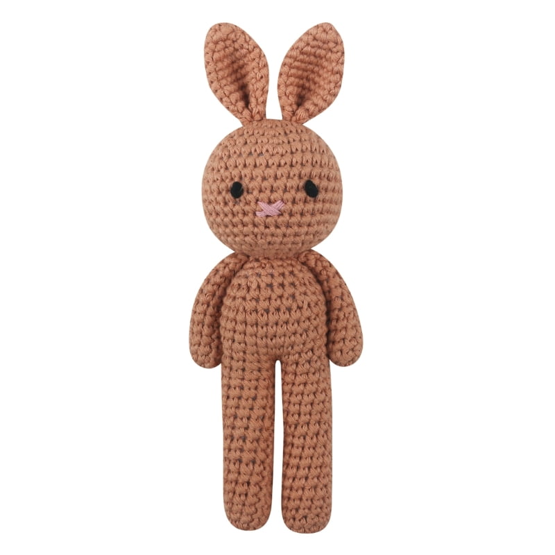 Crochet Rabbit Baby Doll Cute Stuffed Animal Handmade Bunny Soothing ...