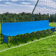 Renwick 8 Seats Portable Folding Bench with Backrest, Blue - Walmart.com