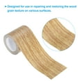 Uxcell Wood Grain Repair Tape 2.2"X30', Self Adhesive Realistic ...