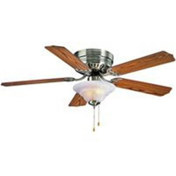 Boston Harbor 9546391 52 in. 5 Blade Hugger Fan Ceiling, Brushed Nickel ...