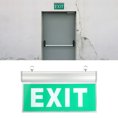 AC110-240V LED Exit Sign, Exit Lighting Sign, For Shopping Malls Hotels ...