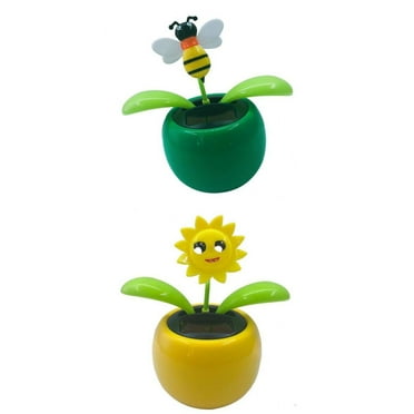 Solar Dancing Flowers and Bugs in Assorted Color Pots ,Plastic Bobble ...