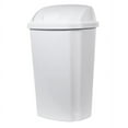 Hefty 13.5 Gallon Trash Can with Swing Lid - White - Walmart.com