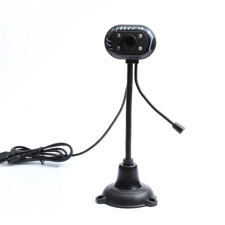 USB Webcam Flexible Gooseneck 640鑴?80P Desktop Online Computer Camera ...