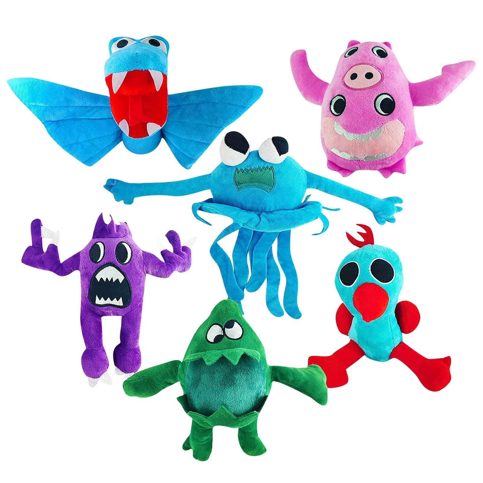 6Pcs Garten of Banban Plush, Ban Ban Plushies Dolls for Game Fans ...