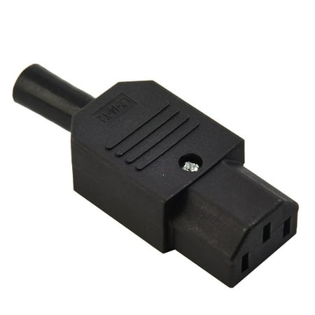 MYG Electrical AC Outlet 3 Female/Male Inlet Plug Connector 3 Pin ...