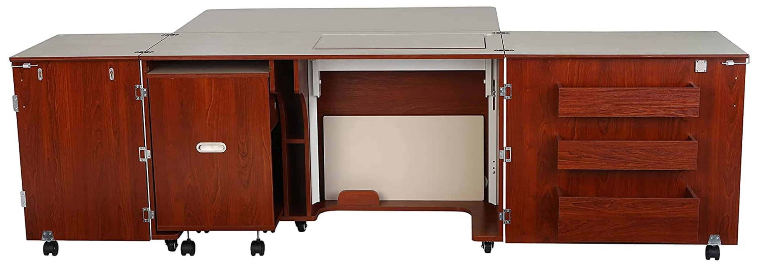 Arrow Aussie Kangaroo Sewing Cabinet (Teak) - Walmart.com
