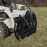 Titan Attachments Skid Steer 48” Light-Duty Single Cylinder Root ...