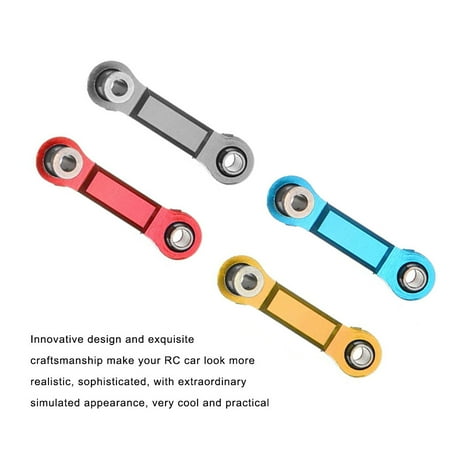 2 Pieces RC Car Servo Rod Remote Control Vehicle Spare Parts Pull Rods ...