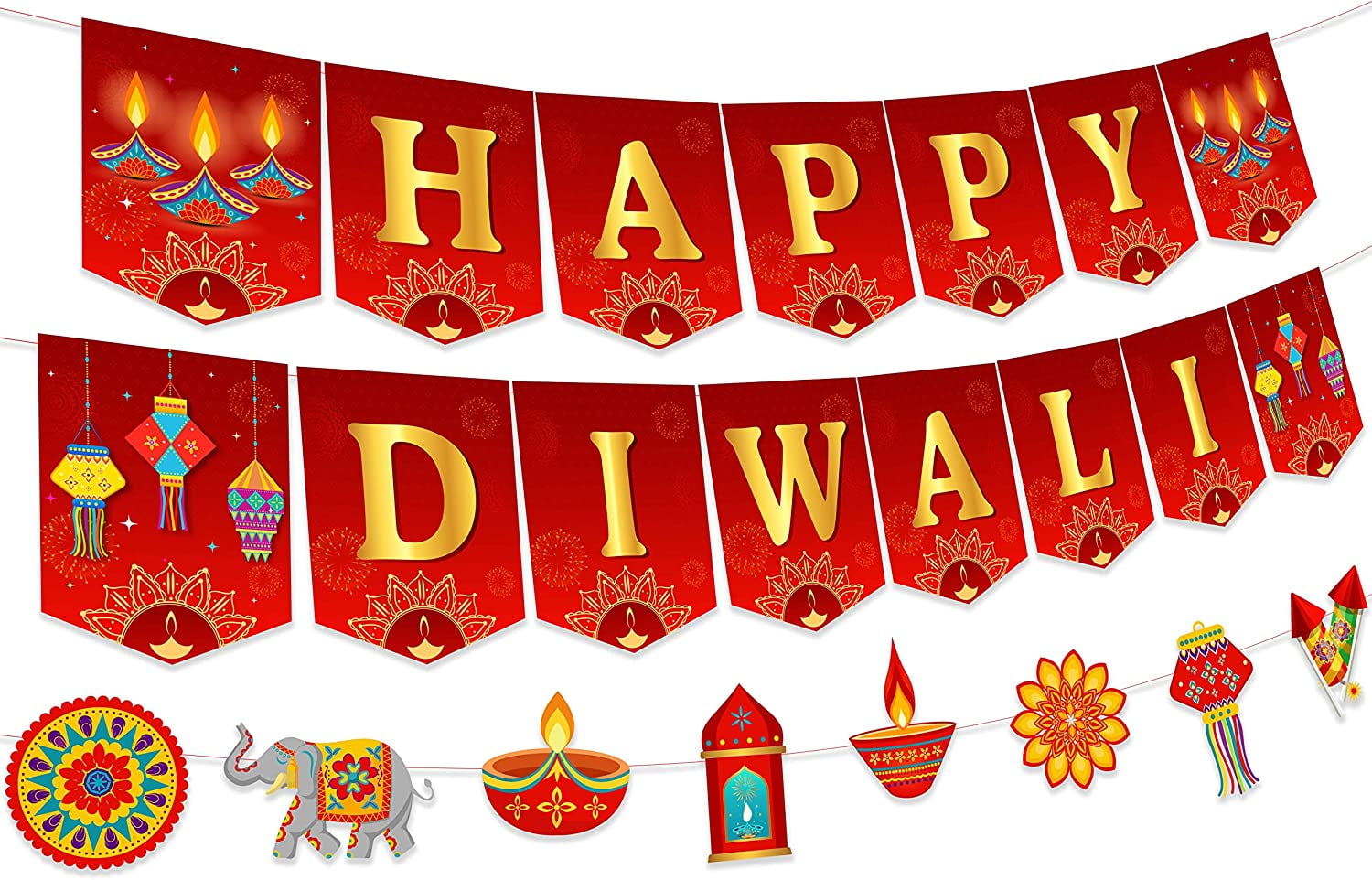 Happy Diwali Banner Printables