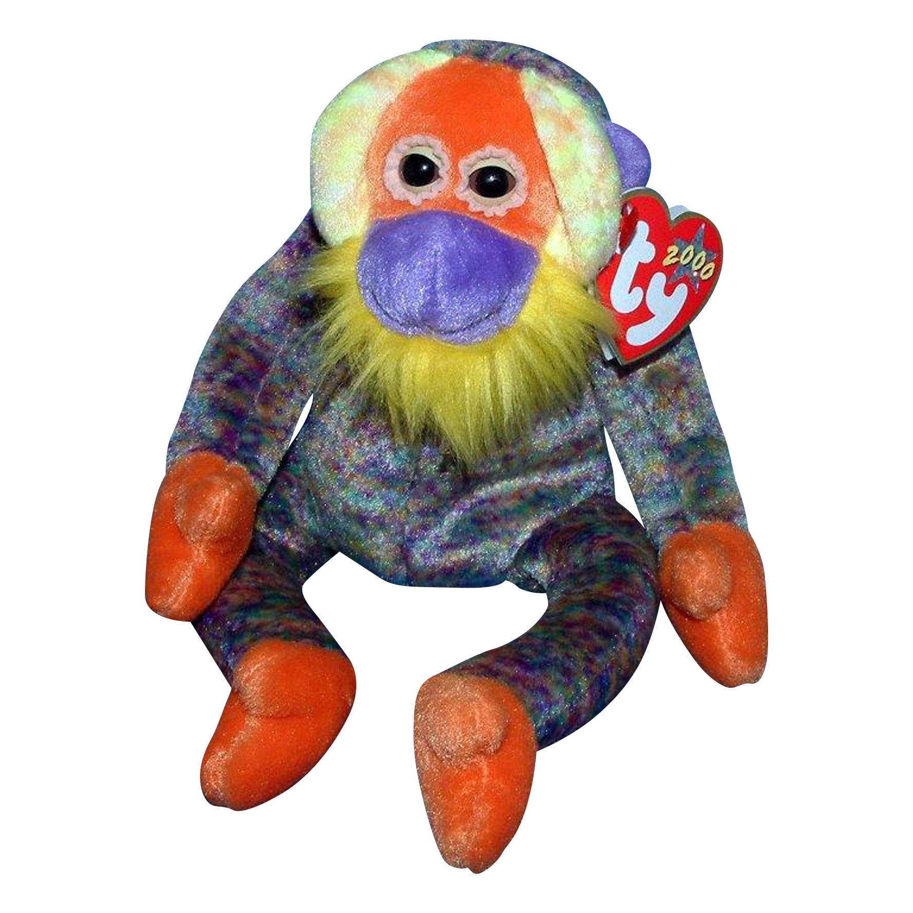 Ty Beanie Baby: Bananas the Orangutan | Stuffed Animal | MWMT - Walmart.com