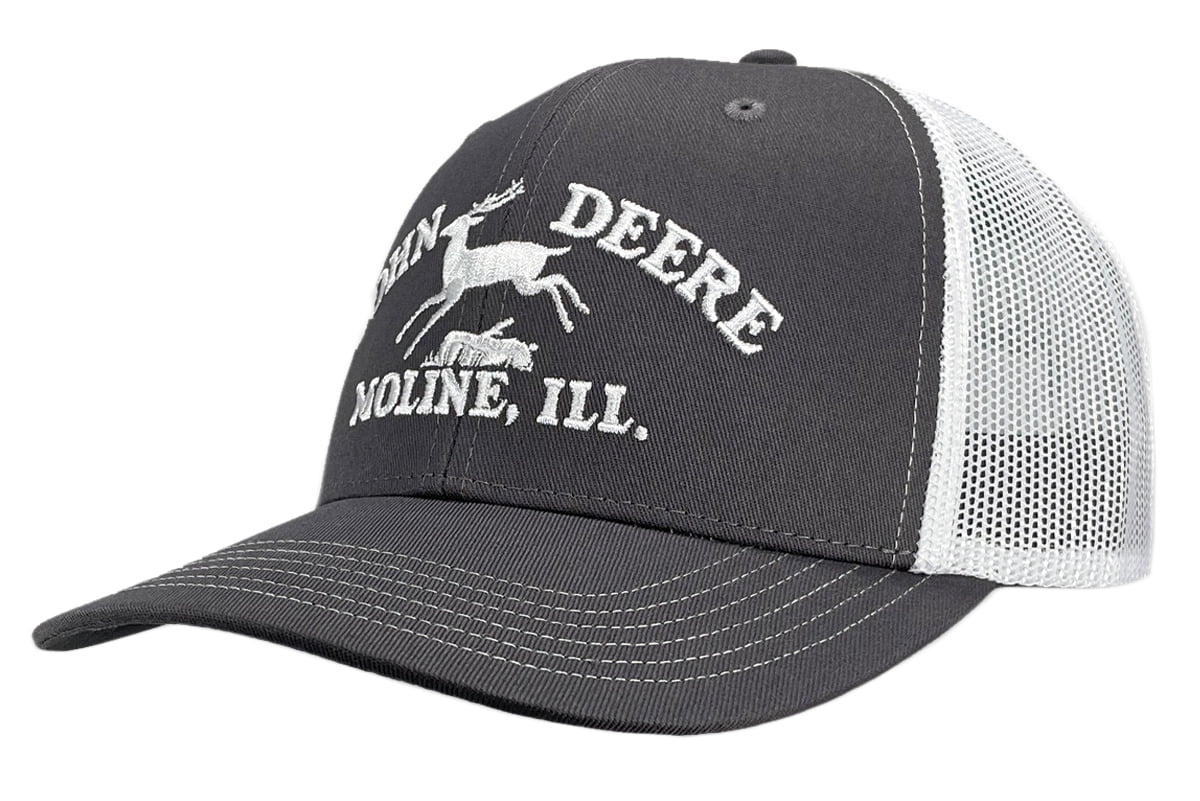 John Deere Moline 112 White Mesh Back Hat/Cap - LP82940 - Walmart.com
