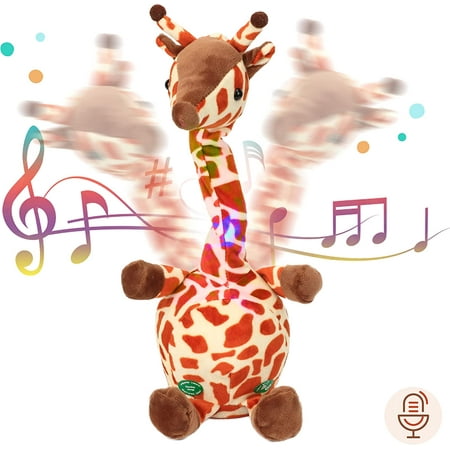 Dancing Singing Giraffe Repeat What You Say Talking Stuffed Animal ...