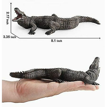Simulated Crocodiles Model Realistic Alligator Figurines Plastic ...