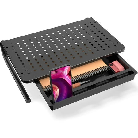 Monitor Stand Riser with Drawer Storage, Computer Monitor Stand for ...